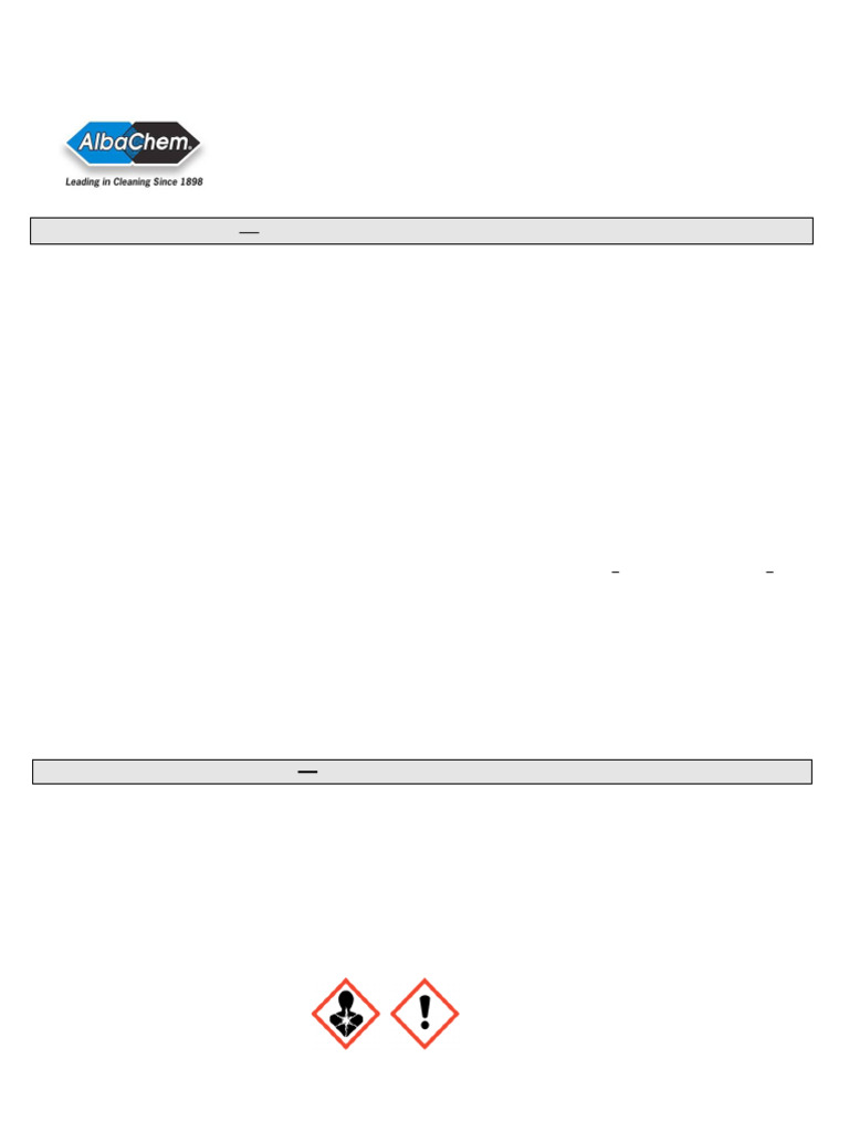 Hoja de Seguridad: Everblum Gold | PDF | Residuos | Toxicología