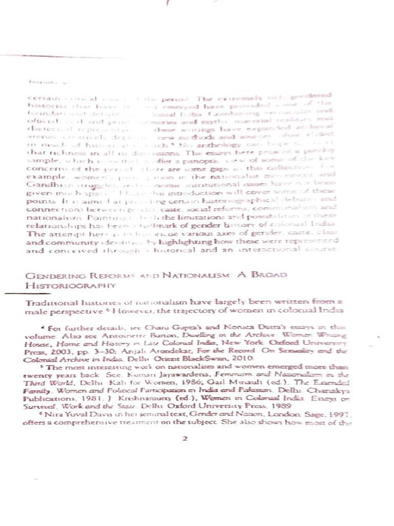 Charu Gupta Historiography pt1 | PDF | Feminism | Gender Studies