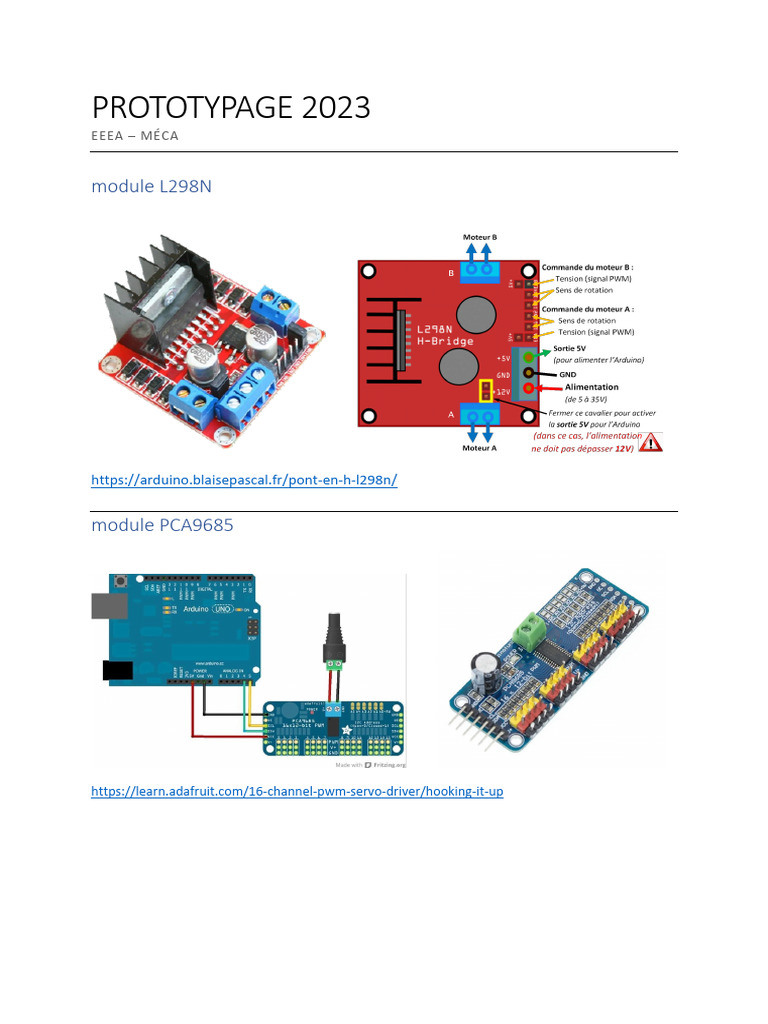 Références Driver Moteurs | PDF