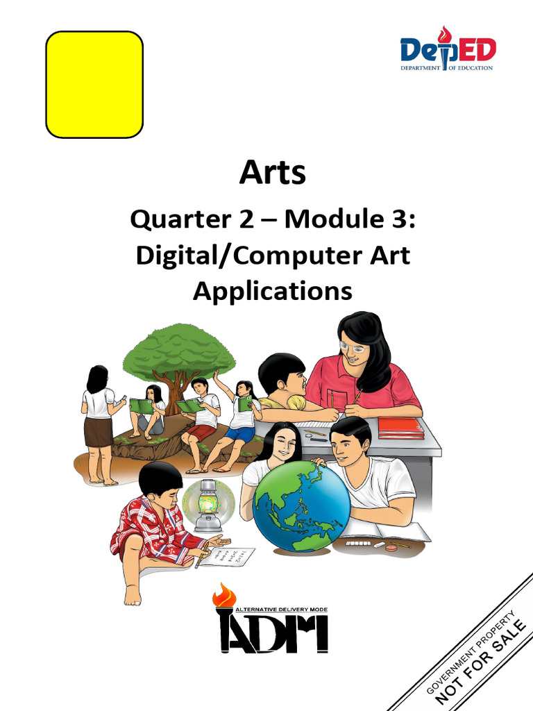 Arts10 Q2 Mod3 Digitalcomputerartapplications | PDF | Adobe Photoshop | Image Editing