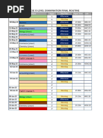 IGCSE Edexcel Timetable 2025 | PDF