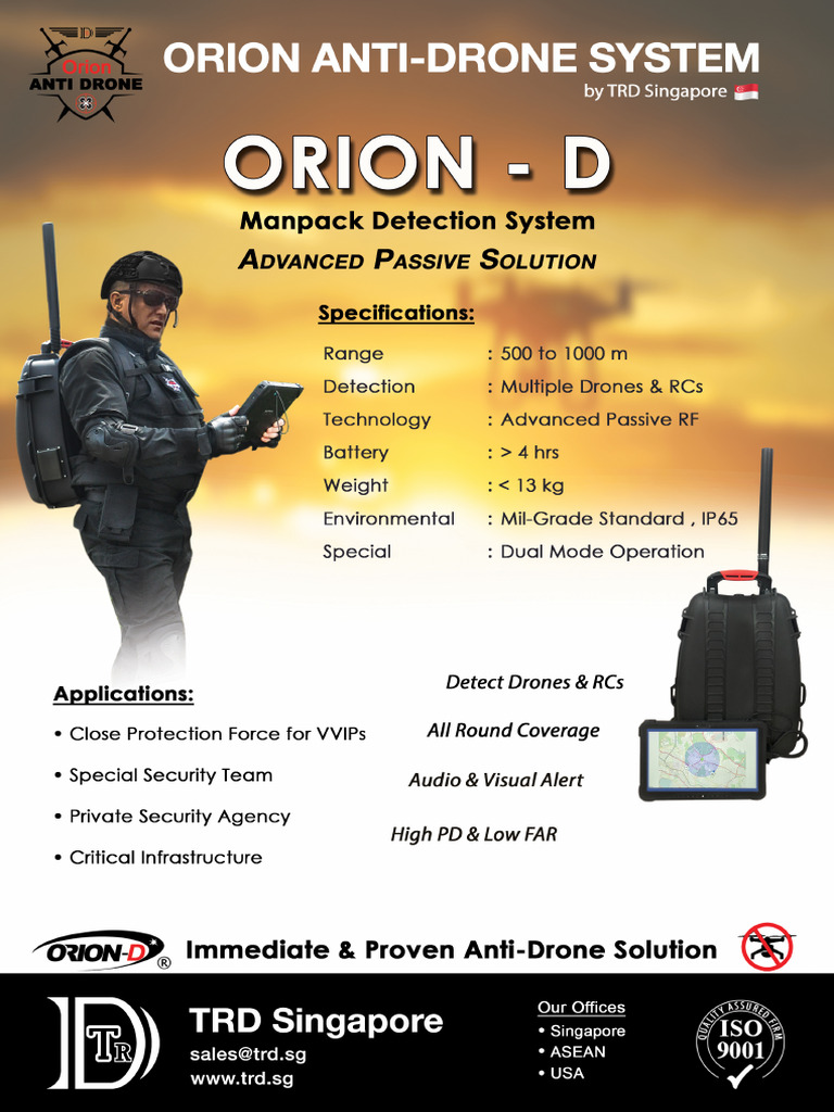 Orion D Manpack Brochure | PDF