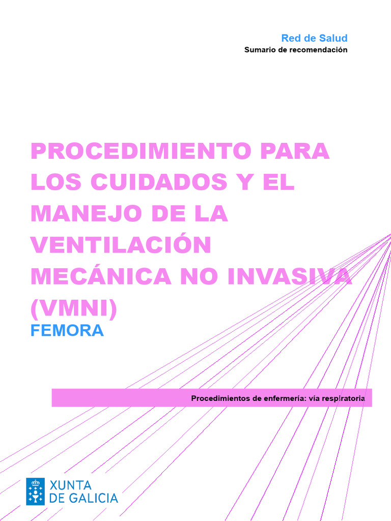 Procedimiento para Cuidados y Manejo Vmni | PDF | Medicina CLINICA | Especialidades Medicas