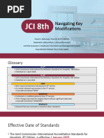 Summary of JCI 8th Edition Changes | PDF | Joint Commission | Health Care
