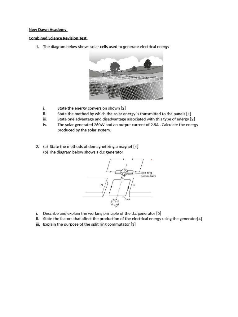 Science Revision for Students | PDF