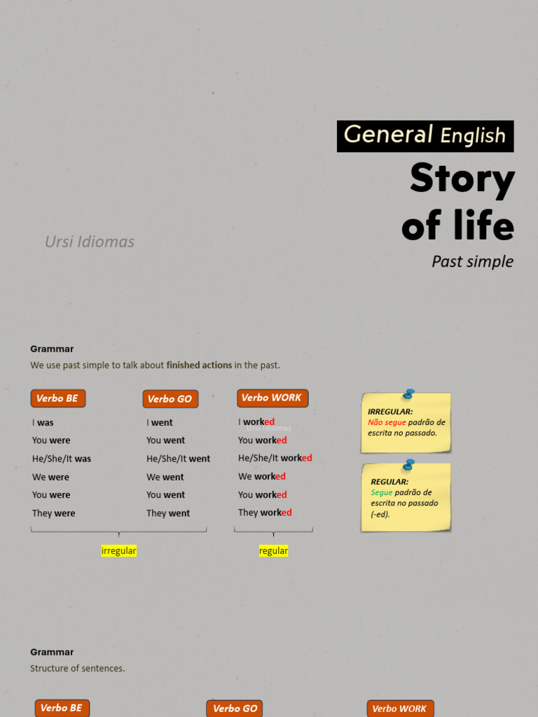 Past Simple Tense of "Life" | PDF | Meal | Linguistic Typology