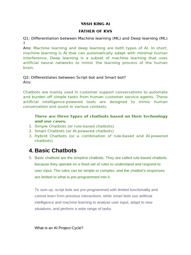 YASH KING AI | PDF | Machine Learning | Artificial Intelligence