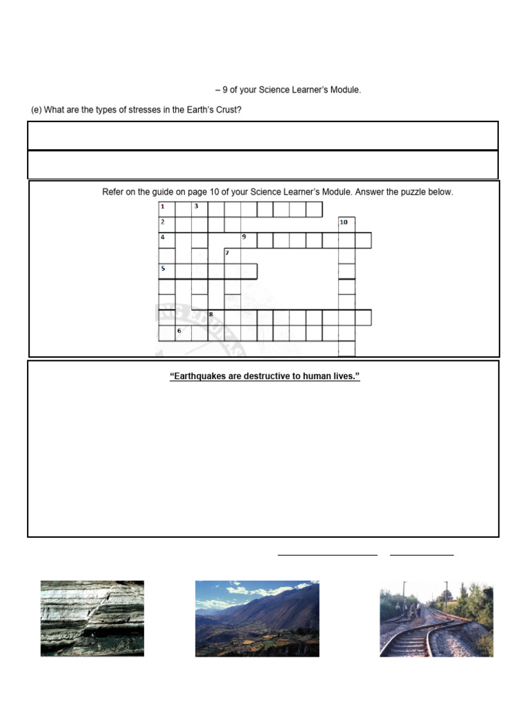 Understanding Earthquakes and Faults | PDF | Earthquakes | Fault (Geology)
