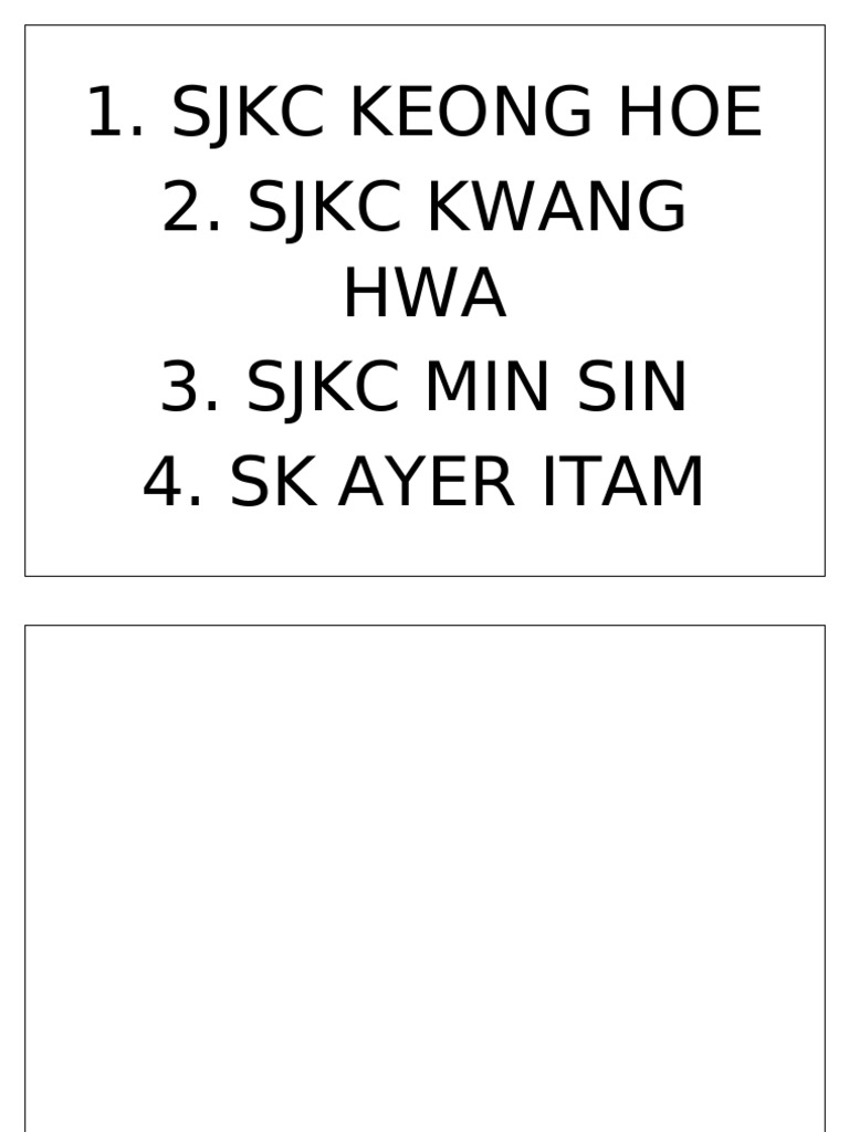 Tanda Meja Pendaftaran Form 1 | PDF