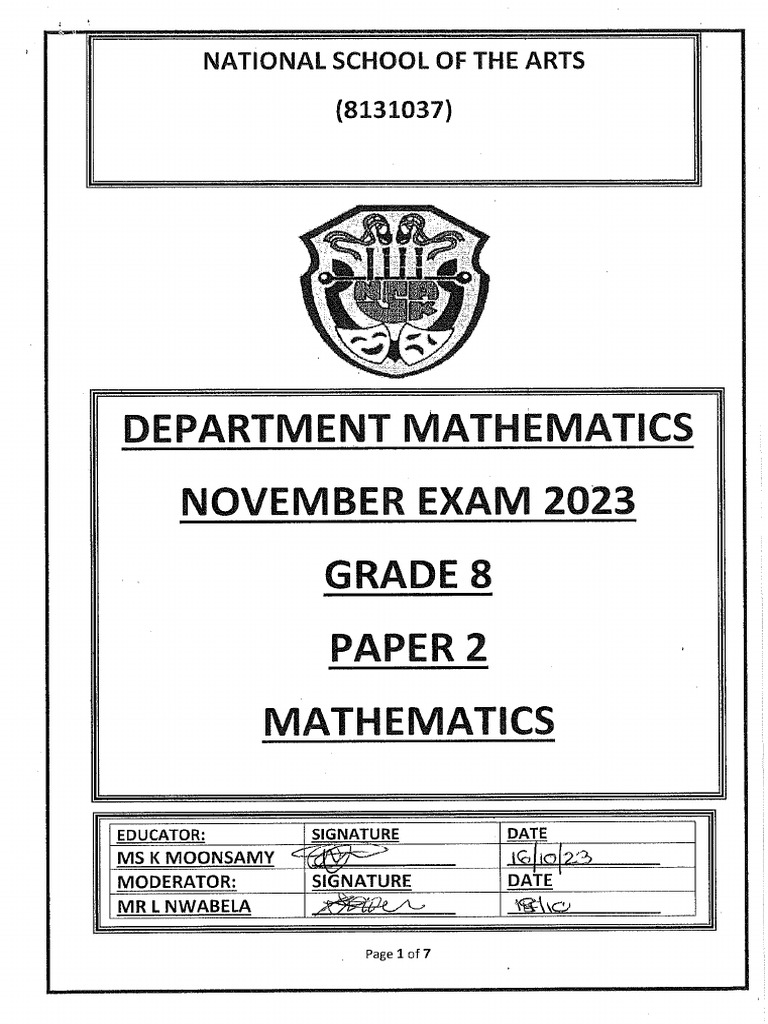 Mathematics P2 | PDF