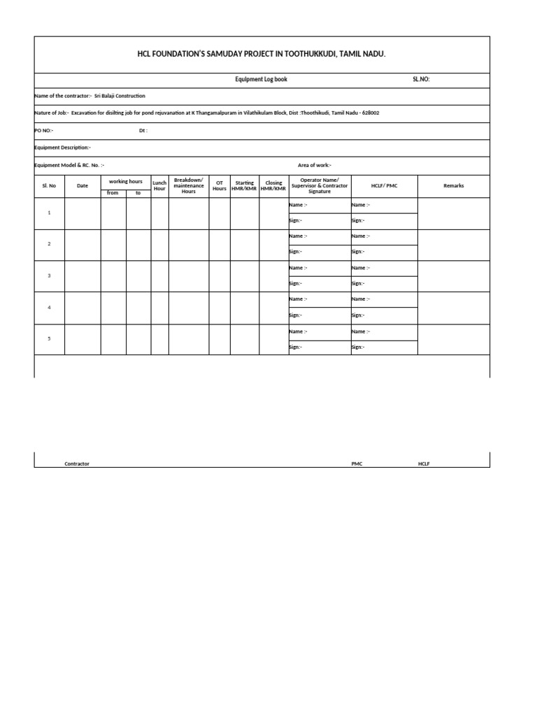 Logbook | PDF | Petroleum | Petroleum Industry