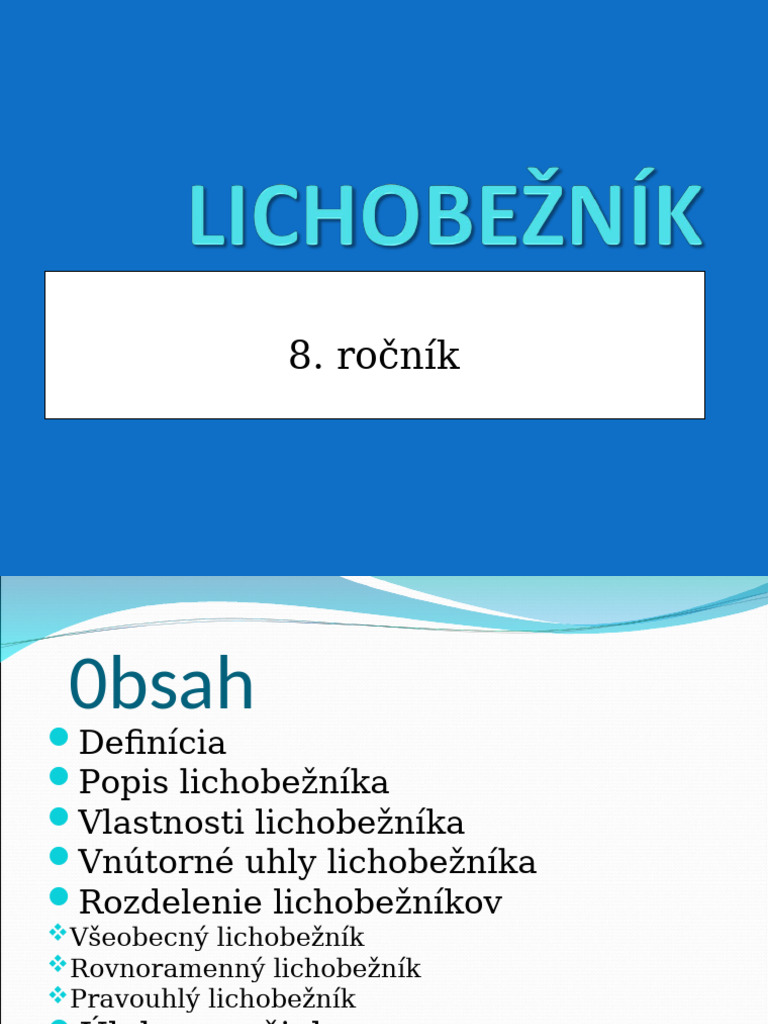 Lichobeznik | PDF