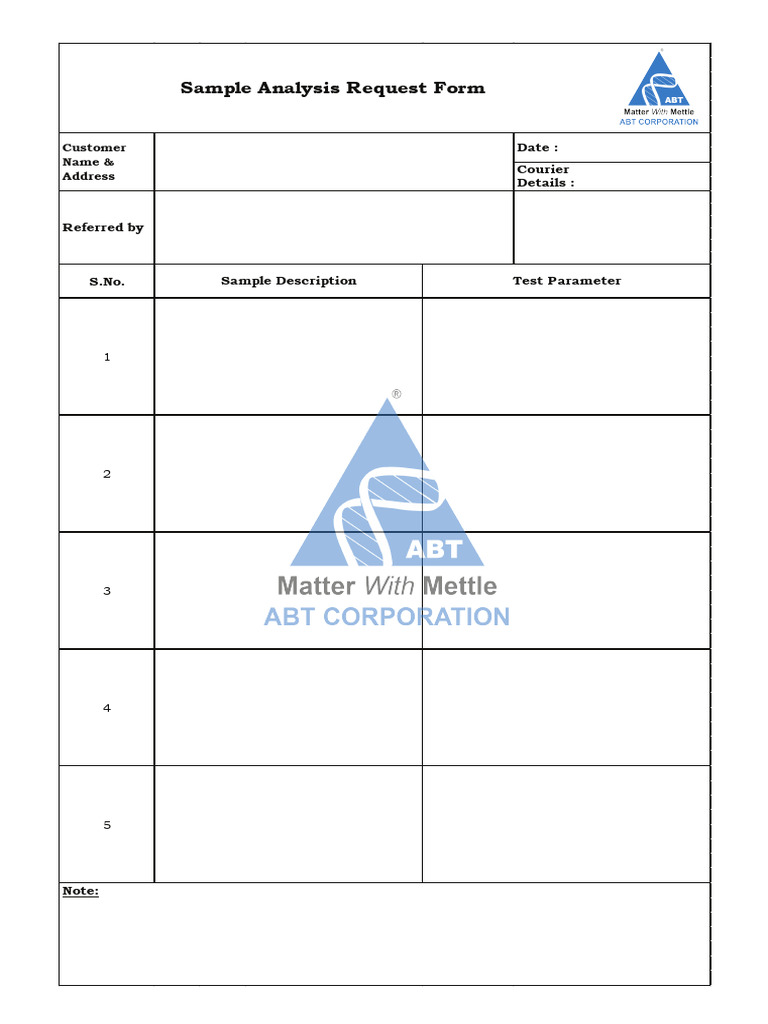 Sample Form | PDF