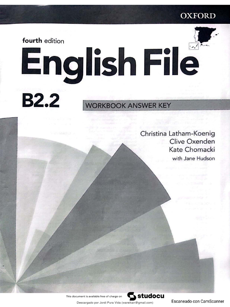 Workbook Answer Key English File b22 Fourth Edition | PDF