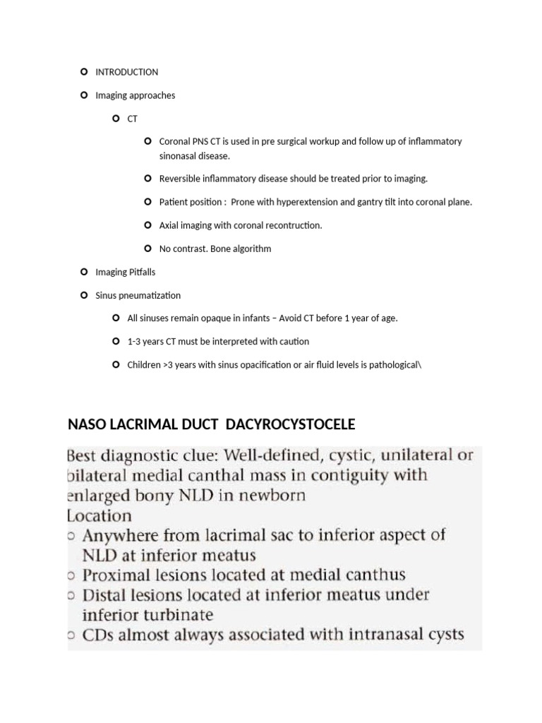 CT MRI path of PNS | PDF