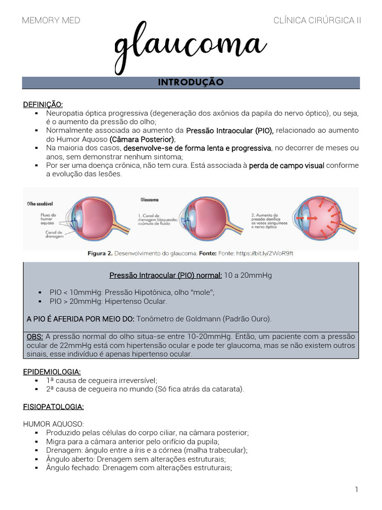 Glaucoma | PDF | Glaucoma | Medicina Clínica