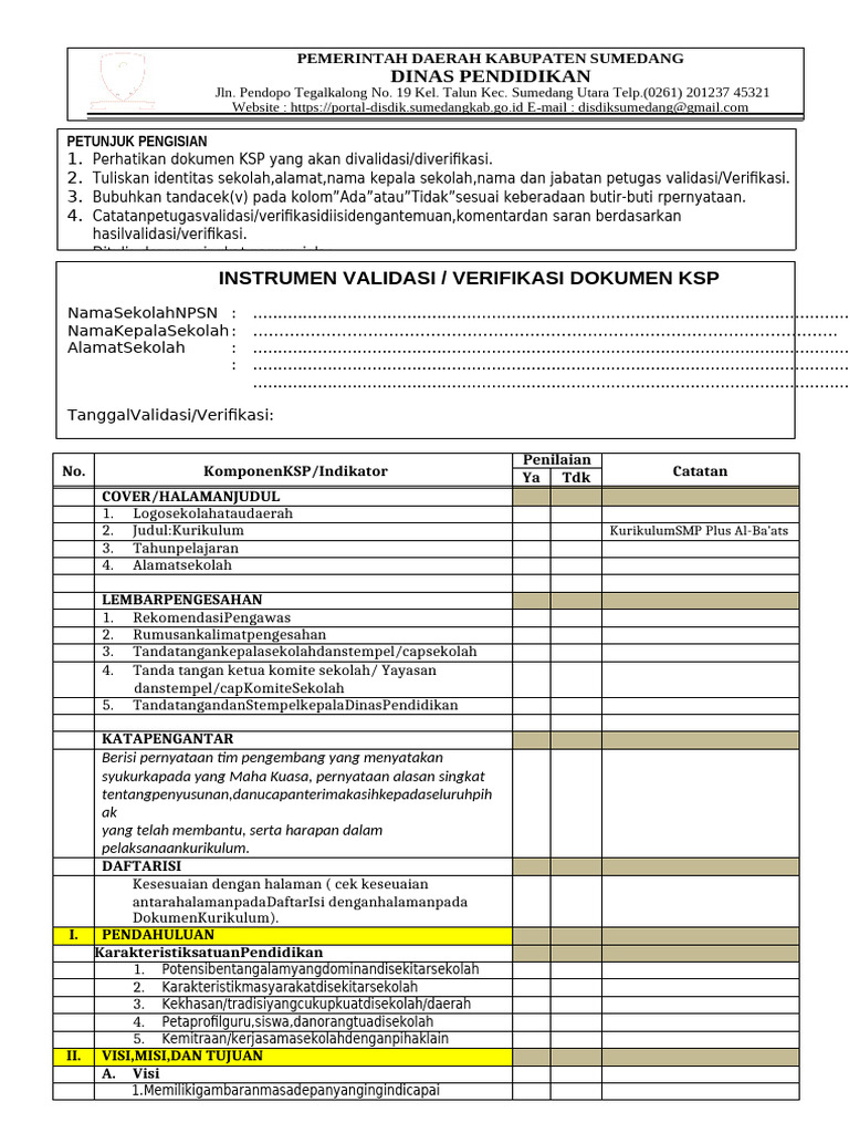 Instrumen Validasi - Ksp-Ikm | PDF | Karier & Perkembangan