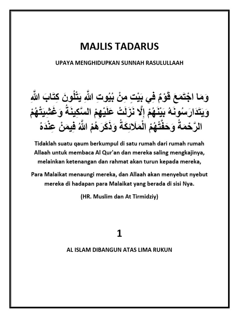 MAJLIS TADARUS-WPS Office | PDF