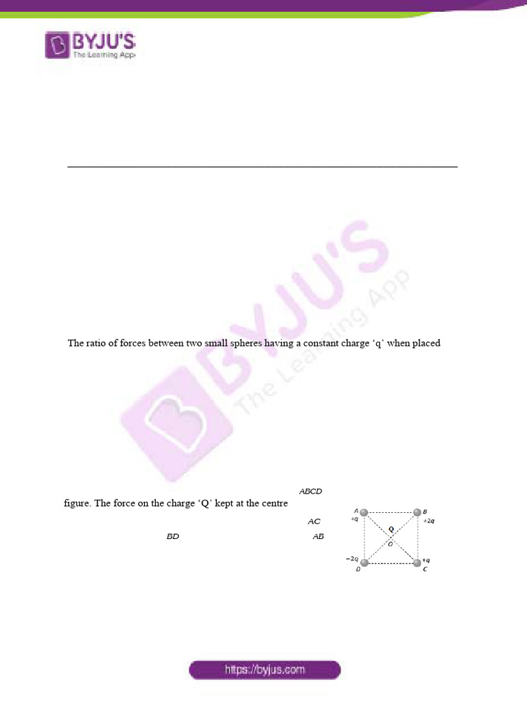 ISC Class 12 Physics Semester 1 Sample Paper 2022 | PDF ...