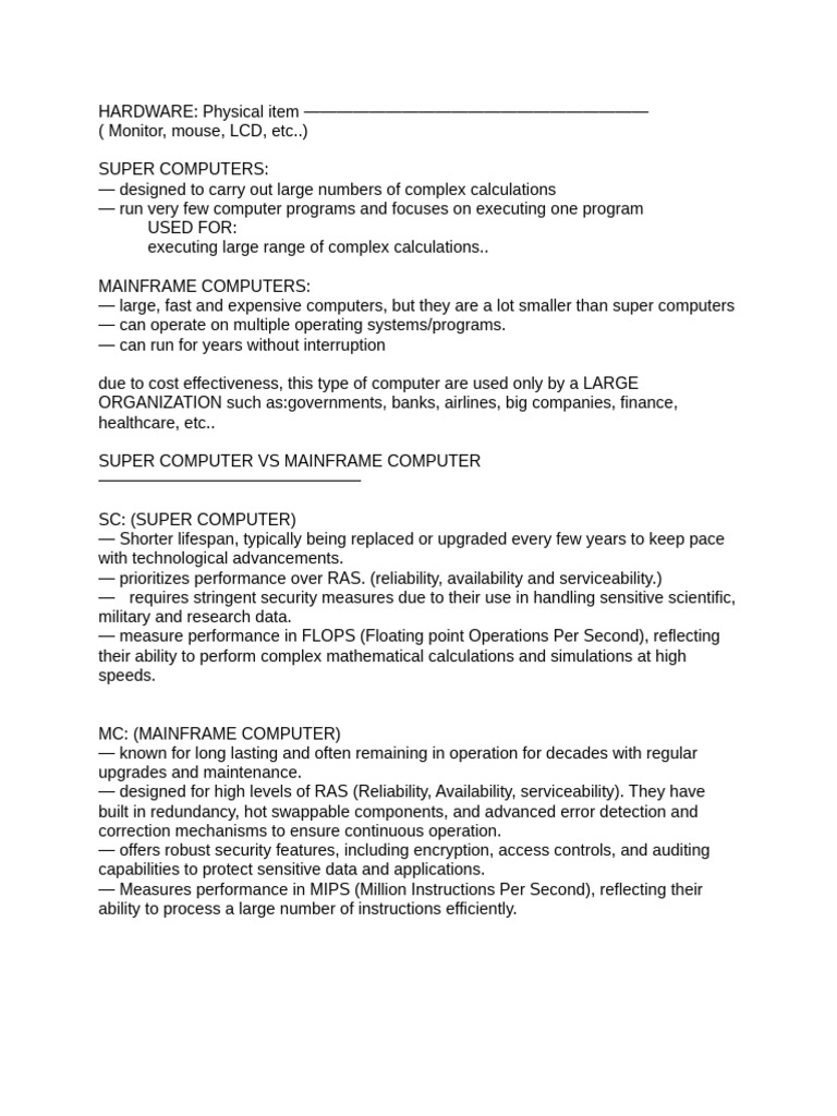Chapter 2-Hardware and Software | PDF | Compiler | Operating System