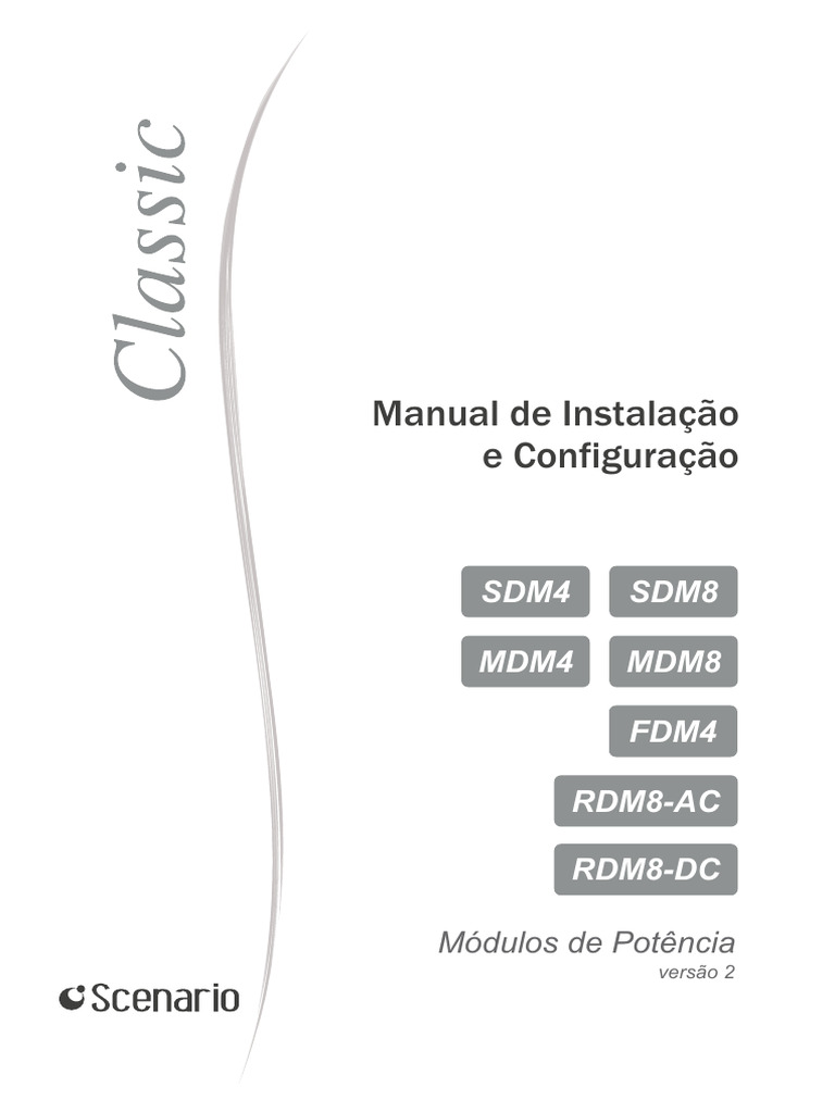 Manual de Instalação e Configuração Dos Módulos SDM4 - 8, MDM4 - 8 ...