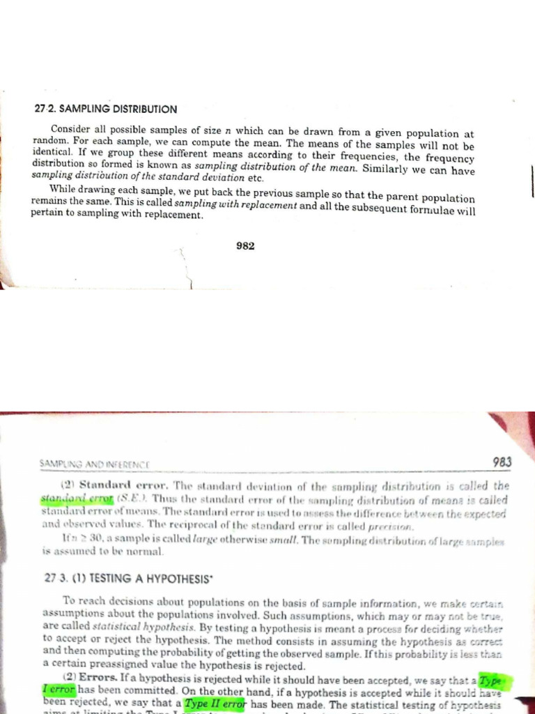 Sampling Definitions | PDF