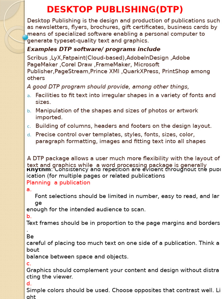 TOPIC 7-DESKTOP PUBLISHING APPLICATION - Ms Publisher 2007 | PDF ...