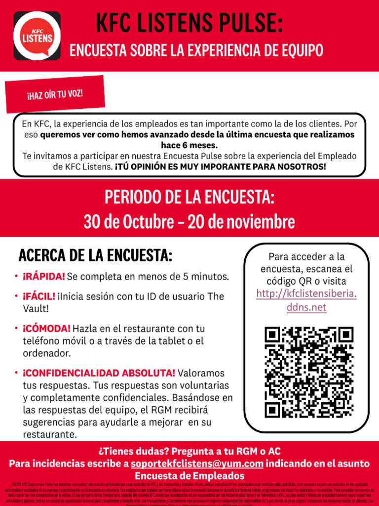 KFC Listens Survey Insights | PDF