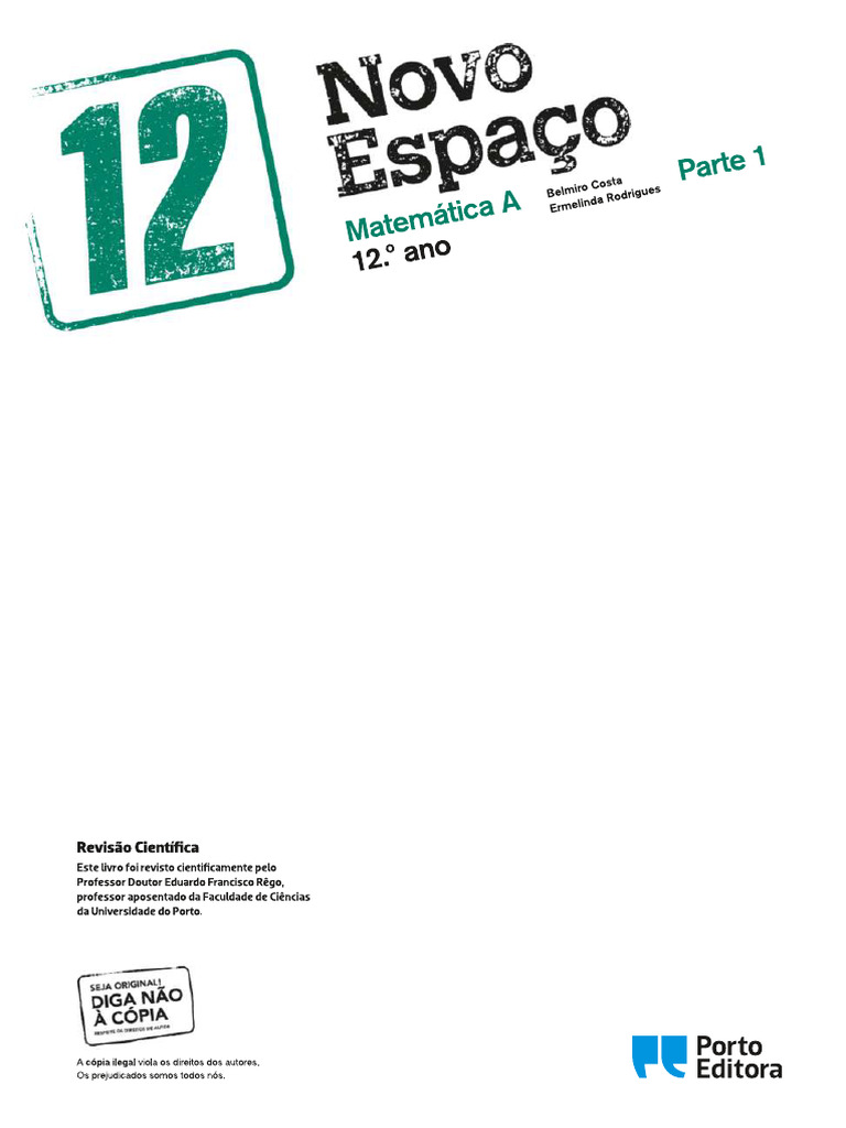 Manual Parte 1 Novo Espaco 12o Ano | PDF