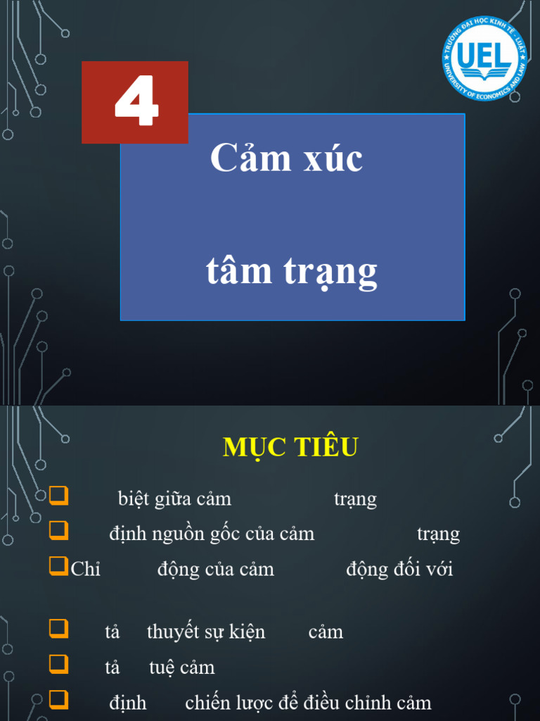 HVTC Chap 4 Cảm xúc và tâm trạng | PDF