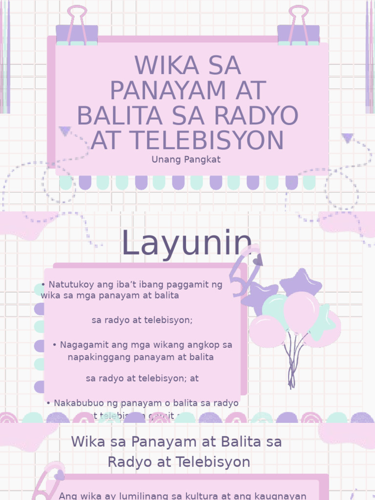 Unang Pangkat | PDF