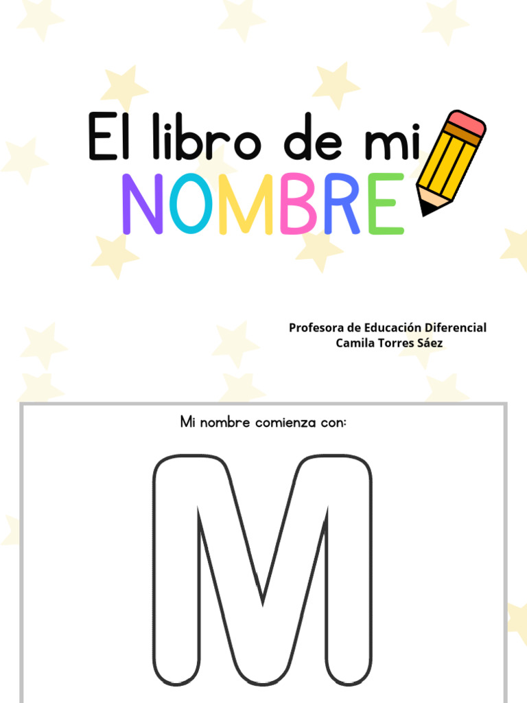 Actividades para Aprender mi Nombre | PDF | Poesía