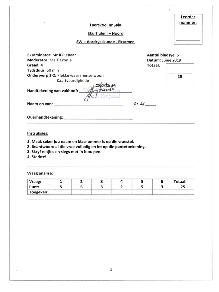 SW Aard - Graad 4 | PDF