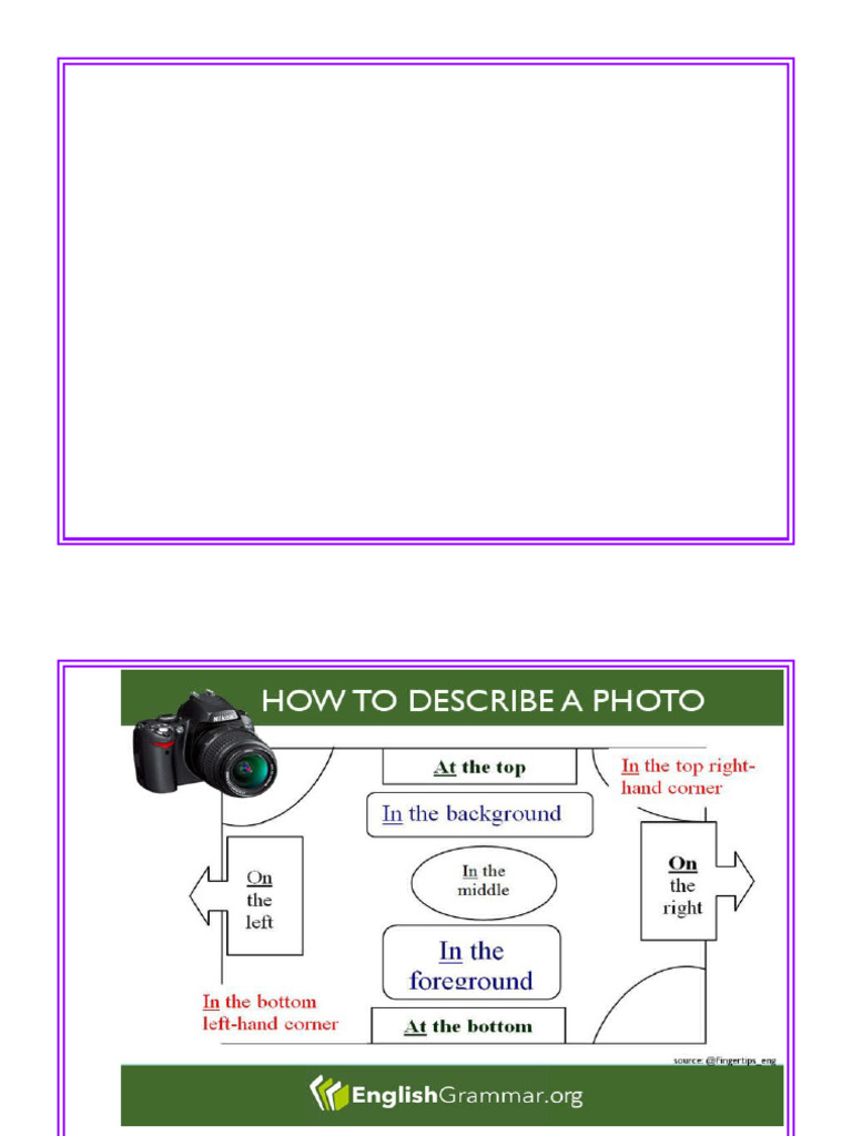 Describe A Picture 1Âº Eso | PDF