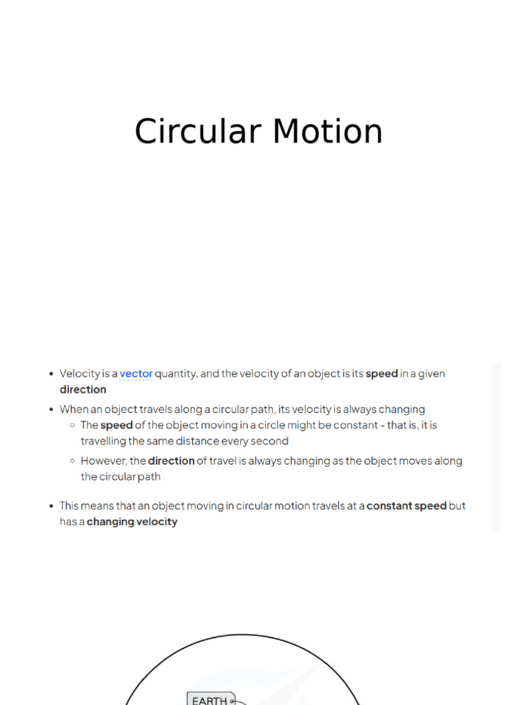 Circular Motion | PDF
