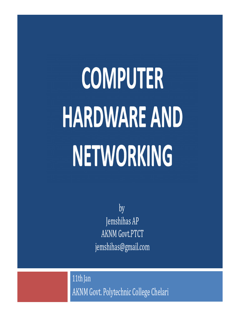Computer Hardware: Form Factors & I/O Devices | PDF | Rectifier ...