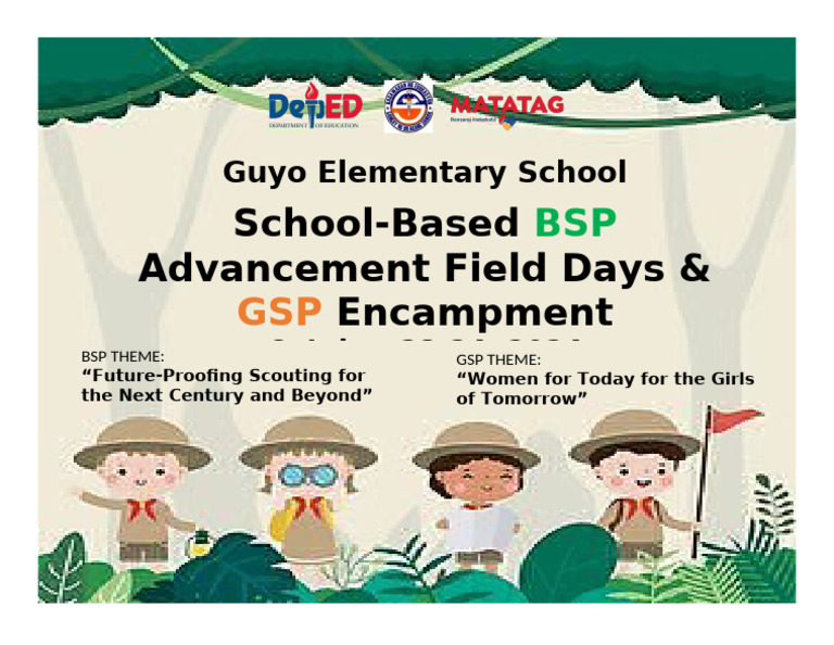BSP and GSP Encampment Layout Guide | PDF