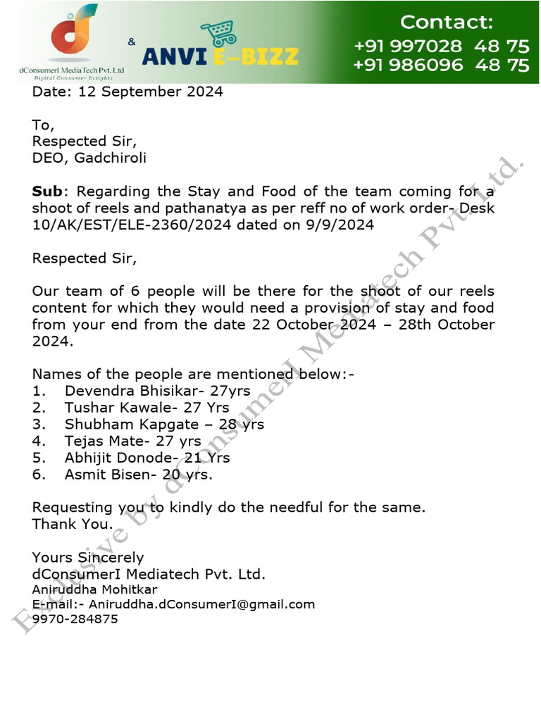 Stay Letter | PDF | Business