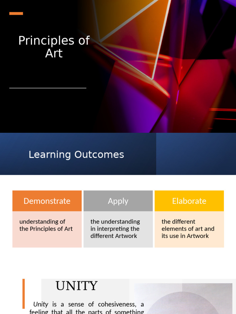 Lesson 5 Principles of Art | PDF | Symmetry | Paintings