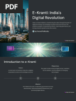 E Kranti Presentation | PDF