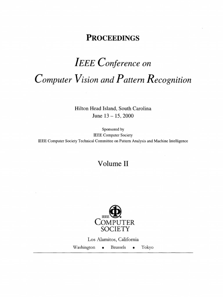 Proceedings of The IEEE:CVF Conference On Computer Vision and Pattern Recognition (CVPR) | PDF ...