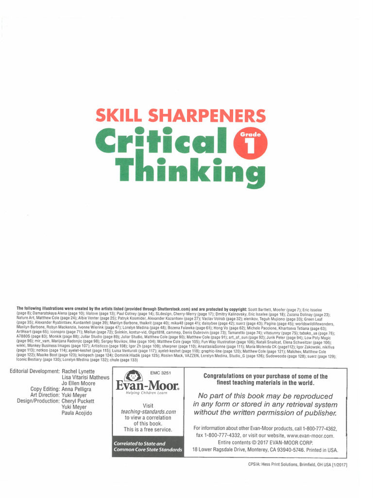 Critical Thinking 1 | PDF