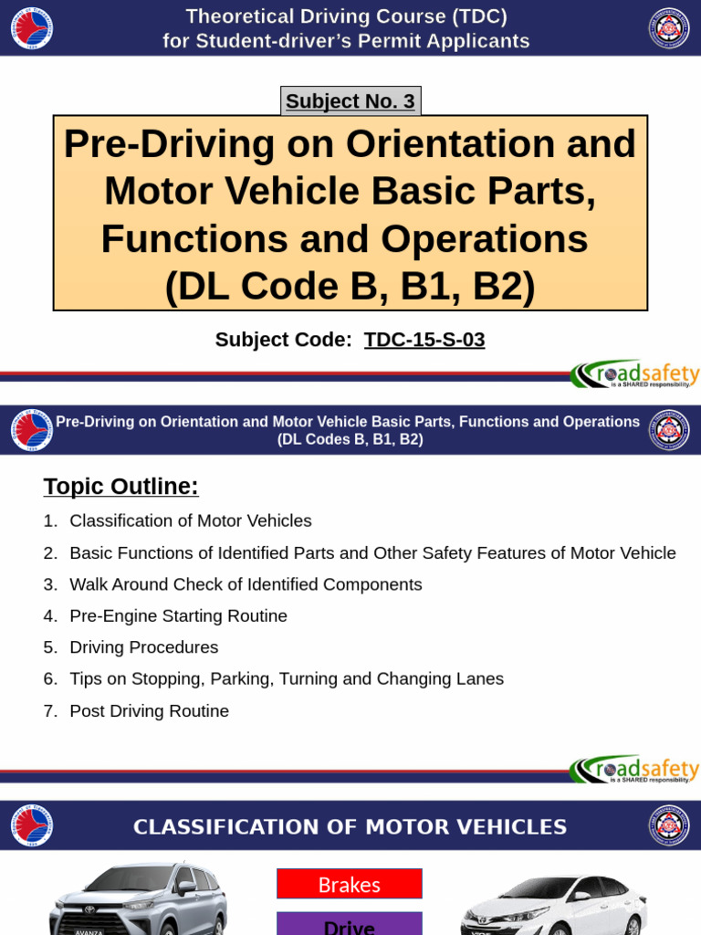 TDC Manual: DL Codes B, B1, B2 Overview | PDF | Manual Transmission ...