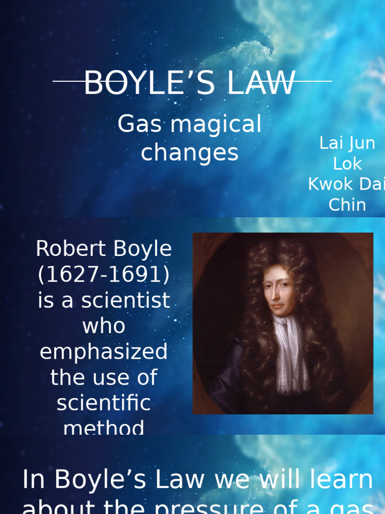 Boyle's Law | PDF