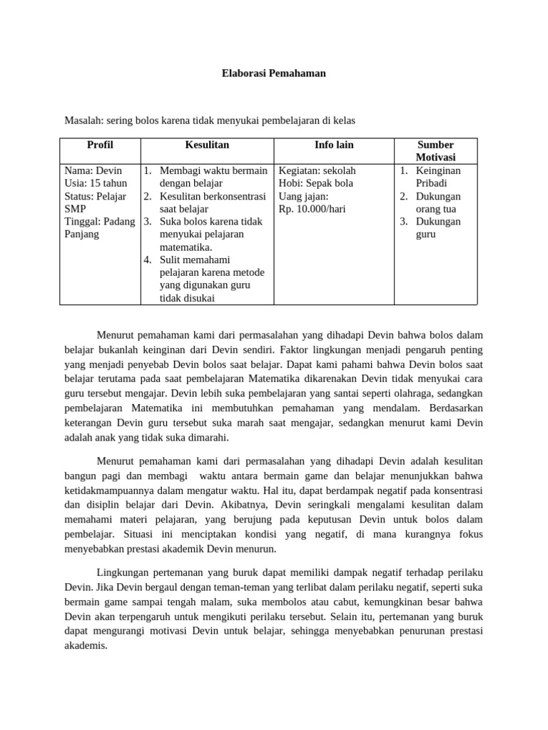 Elaborasi Pemahaman - Design Thinking | PDF | Karier & Perkembangan