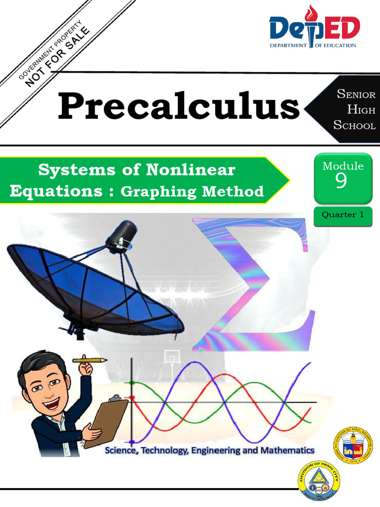 Precalculus-Q1-W6-Module 9 | PDF | Equations | Nonlinear System