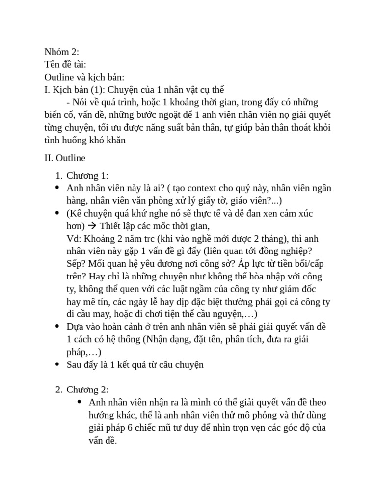 Outline KNM (Cũ) | PDF