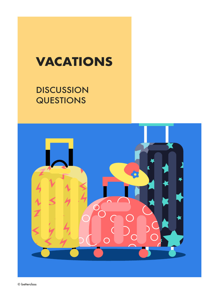 Vacation Conversations for Learners | PDF | Tourism | Vacation