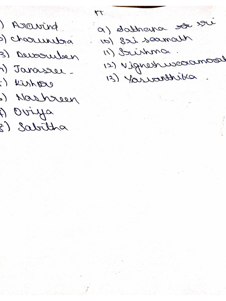 Students Volunteer List | PDF