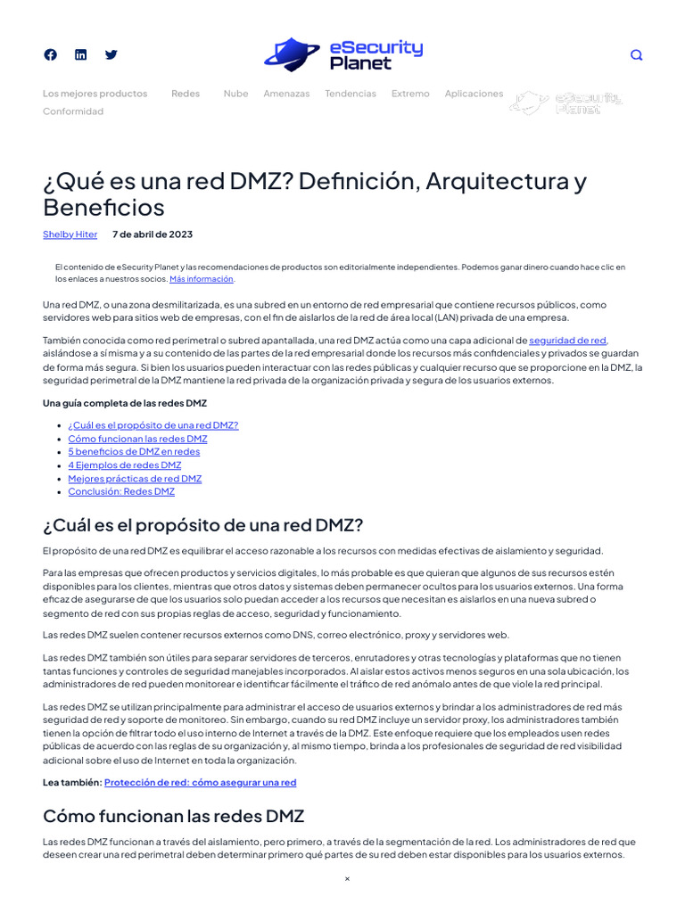 ¿Qué Es Una Red DMZ - Guía Definitiva de DMZ en Redes | PDF | Red de ...